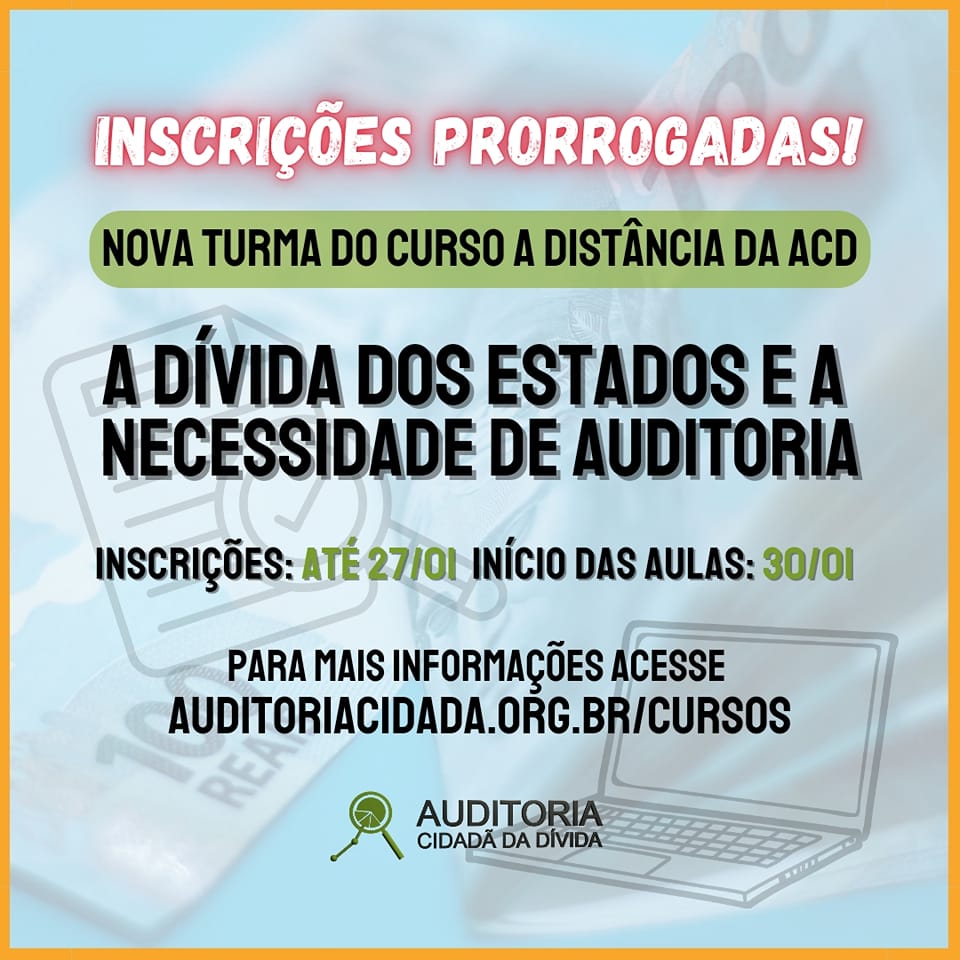 Vagas abertas para a nova turma do Curso a Distância da ACD - Auditoria ...
