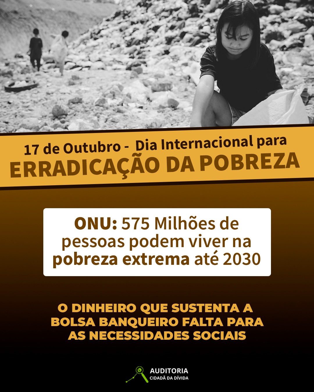 17 de Outubro: Dia Internacional para a Erradicação da Pobreza ...
