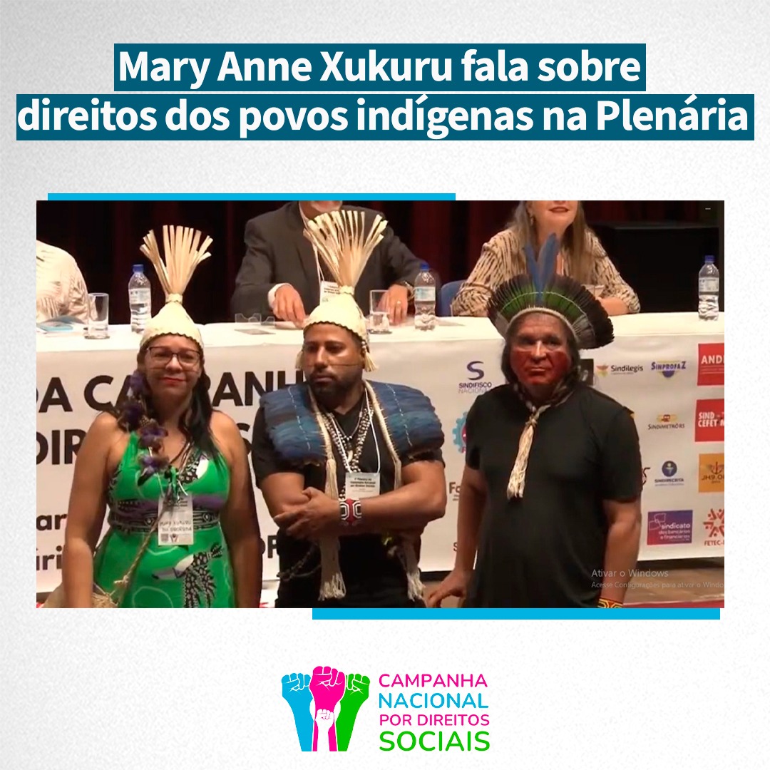 Luta Dos Povos Indígenas Em Debate Na Plenária Pela Campanha Nacional