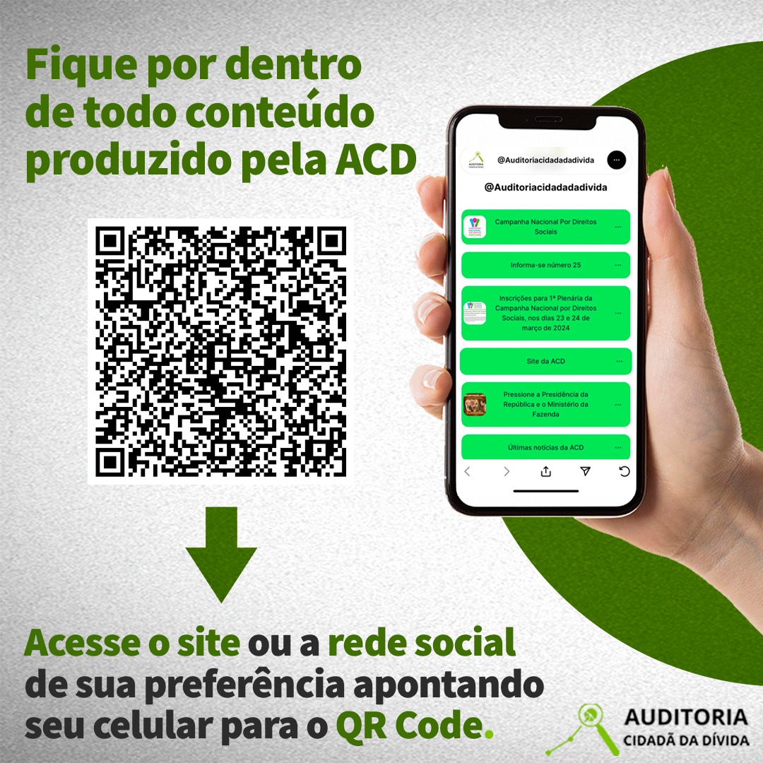 Fique por dentro de todo conteúdo produzido pela ACD - Auditoria Cidadã ...