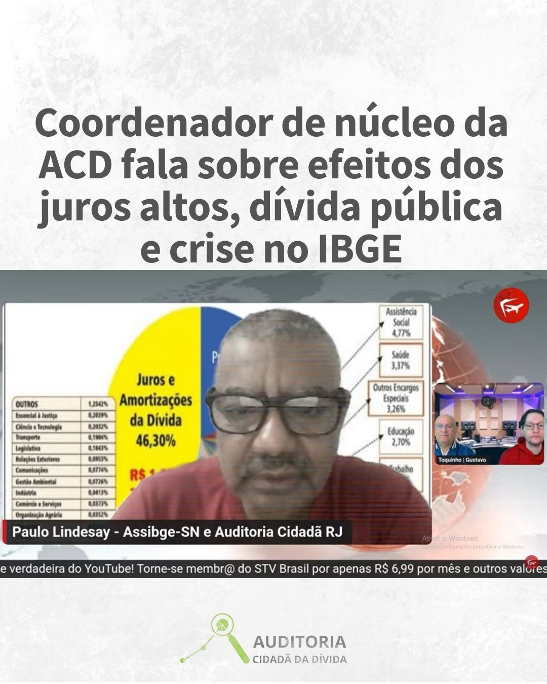 Coordenador de núcleo da ACD fala sobre efeitos dos juros altos, dívida ...