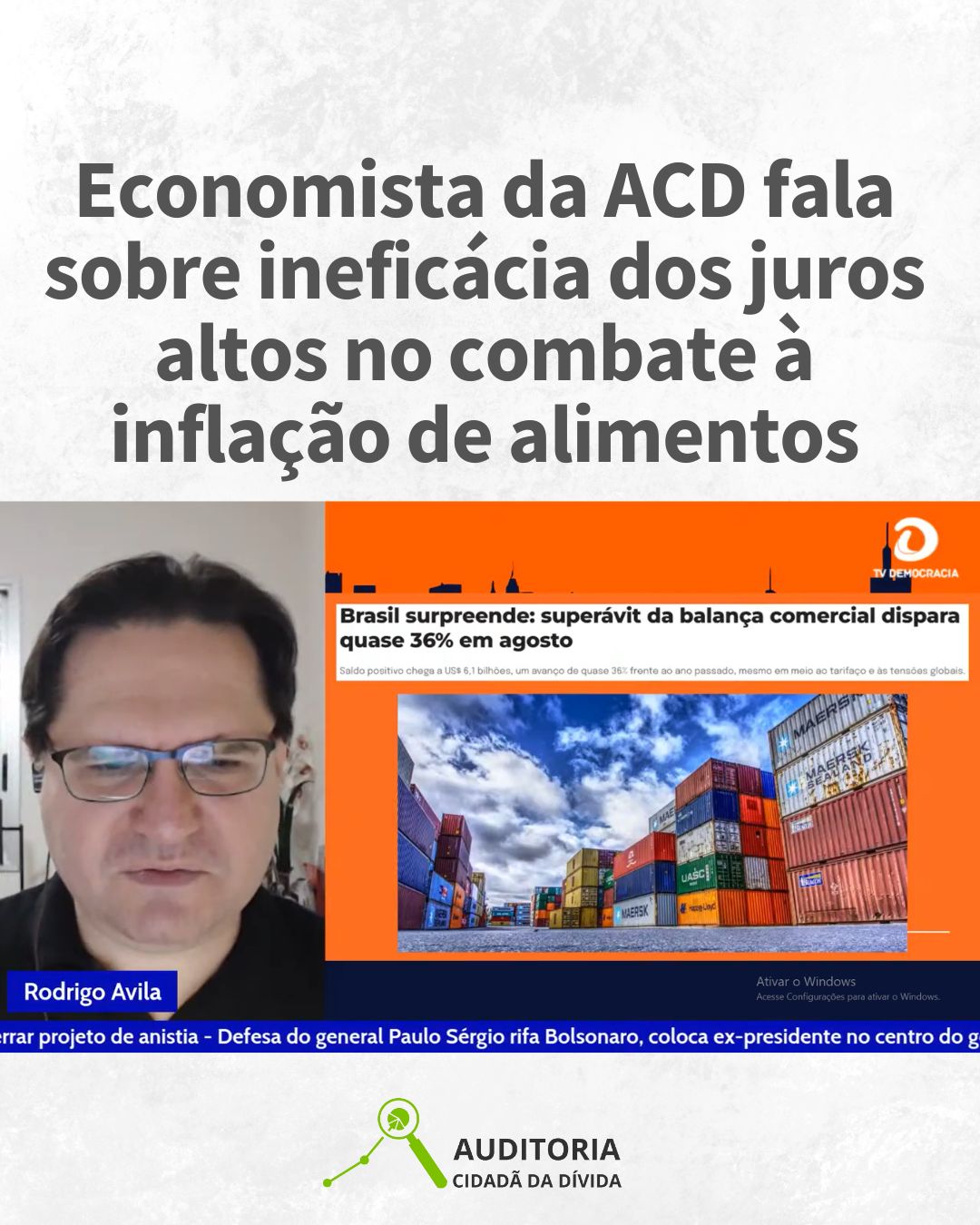 Economista da ACD fala sobre ineficácia dos juros altos no combate à ...