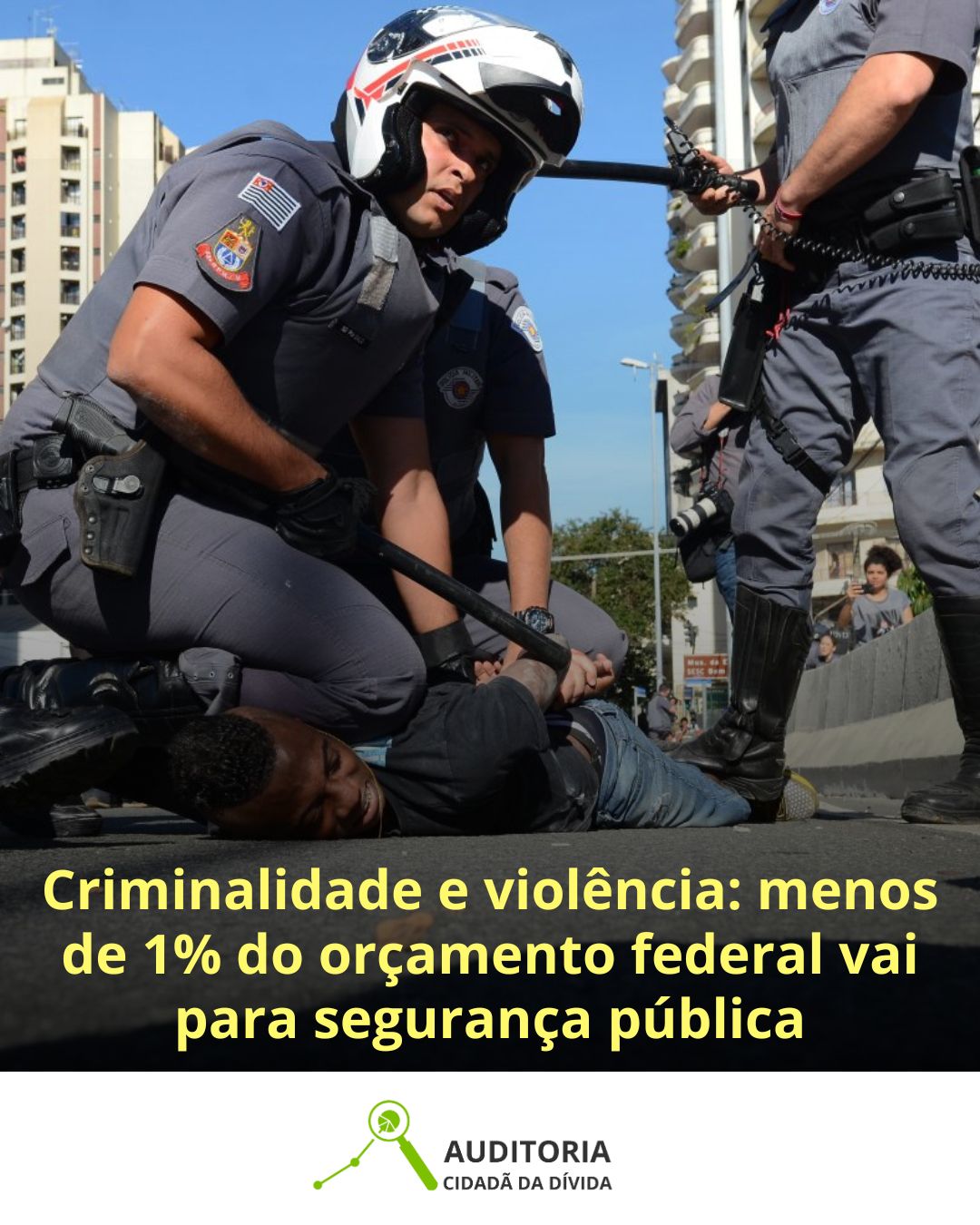 Criminalidade e violência: menos de 1% do orçamento federal vai para ...